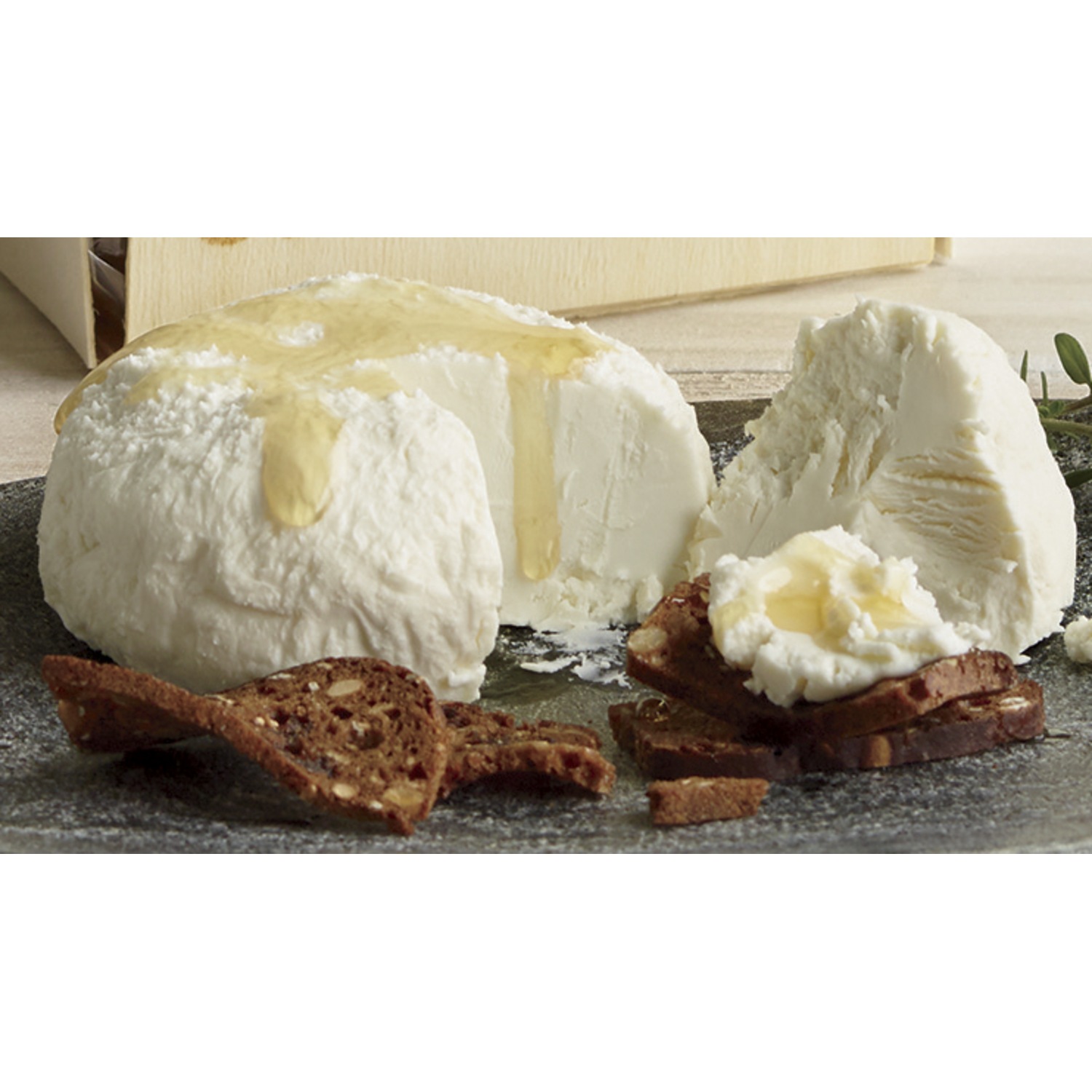 Goat Cheese & Crackers | Wisconsin Cheeseman