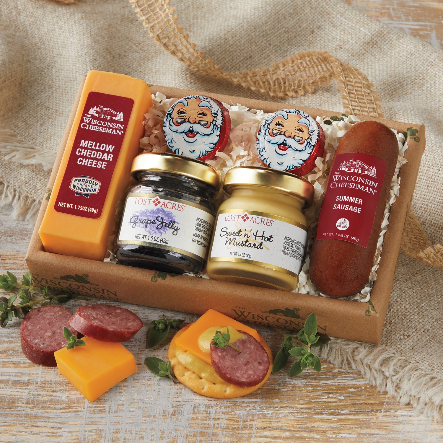 Sausage & Cheese Snack | Wisconsin Cheeseman